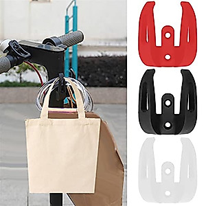 Bike Fender Electric Scooter Hooker Nylon Front Double Hook E-Bike Bag Dual Claw Hook for M365/1S/Pro Skateboard Hooker Accessories Mud Guards (Color : White)