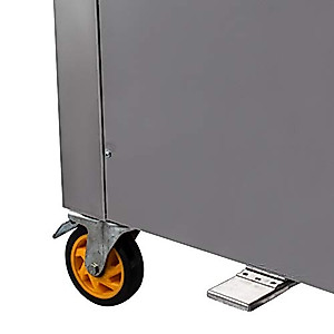 Happybuy Ice Cream Machine Maker 1800W Ice Cream Machine Commercial Flat Plate Electric Ice Cream Machine 19.7'' Squre Pan Ice Cream Roller Maker (Squre Pan)