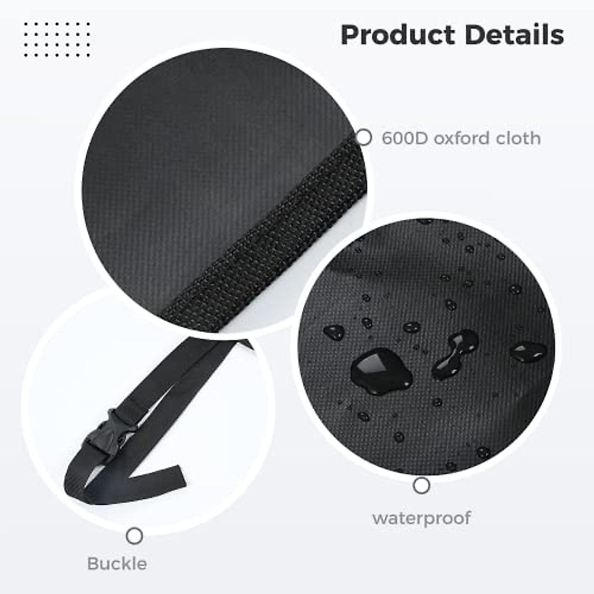 34.25x24.4 Inch Caravan Hitch Cover, Universal Waterproof Breathable Tow Hitch Cover for Caravan Tongue Jack Cover, PVC Trailer Tow Ball Coupling Lock for Camper & Caravan