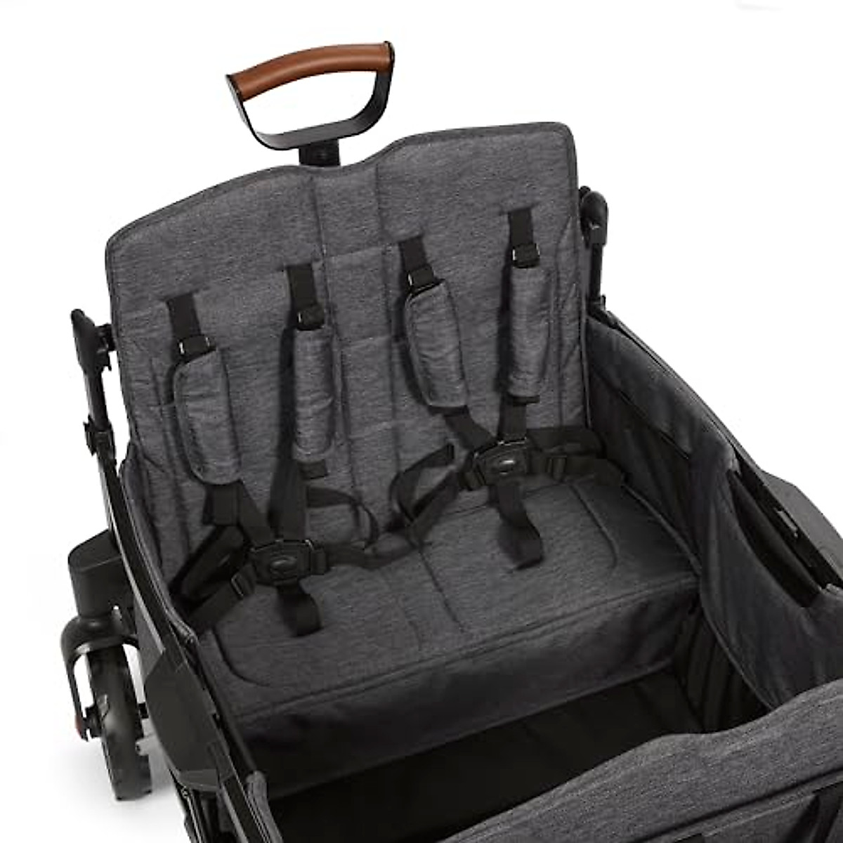 Radio Flyer Voya Stroller Wagon, 4 Seater Wagon Stroller for Kids with Low Sides, Baby Stroller Wagon, Quad Stroller