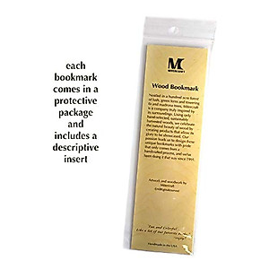 Crop Circles Laser Engraved Handmade Wooden Bookmark - Also Available with Personalization - Made in USA