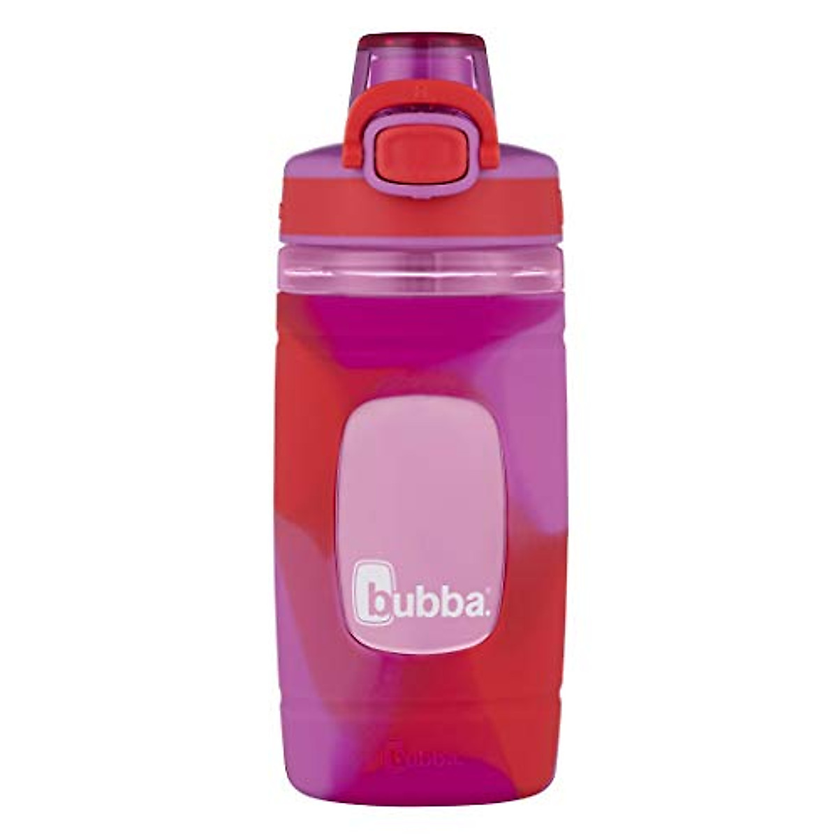 bubba. Flo Kids Water Bottle with Leak-Proof Lid, 16oz Dishwasher Safe Water Bottle & Bubba Flo Kids Water Bottle with Leak-Proof Lid, 16oz Dishwasher Safe Water Bottle, Aqua Waters