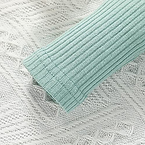 Baby Toddler Girls Fall Winter Long Sleeve Dress Floral Princess Casual Dress Kids Ribbed Tutu Skirt