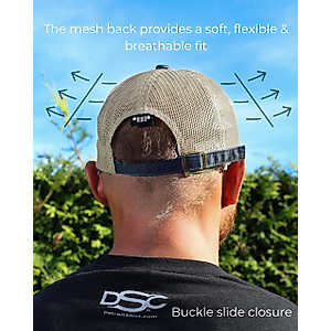 Jeep Premium Navy Waxed Chino Twill/Lightweight Khaki Mesh Patch Hat - Navy/Khaki