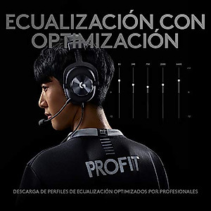 Logitech G PRO X Gaming Headset (2nd Generation) with Blue Voice, DTS Headphone 7.1 and 50 mm PRO-G Drivers, for PC, Xbox One, Series X|S,PS5,PS4, Nintendo Switch, Black (Renewed)