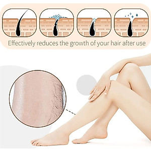 Crystal Hair Eraser, 2023 Magic Crystal Hair Remover, Hair Eraser for Women and Men, Painless Exfoliation Magic Hair Removal Tool, Crystal Hair Remove
