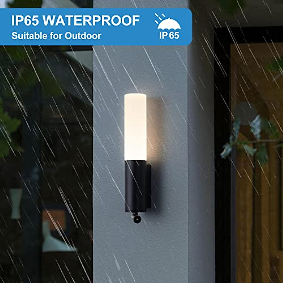 2 Pack Dusk to Dawn Sensor，Photocell Light Sensor for Outdoor Lighting, Photocell Sensor, DEOJOY Photo Cell Sensor, 120V-270V Input, UL, IP65 Photoelectric Switch, Photo Cells for Outdoor Light