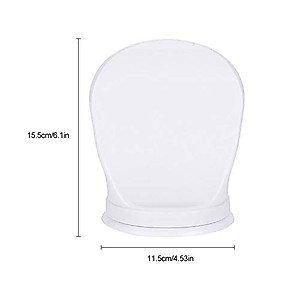 Maxmartt Shower Foot Rest, Non-Slip Suction Cup Plastic Bathroom Shower Shaving Leg Aid Foot Rest for Home Hotel Use