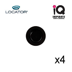 Locator Male Processing Replacement, Black (4pk)