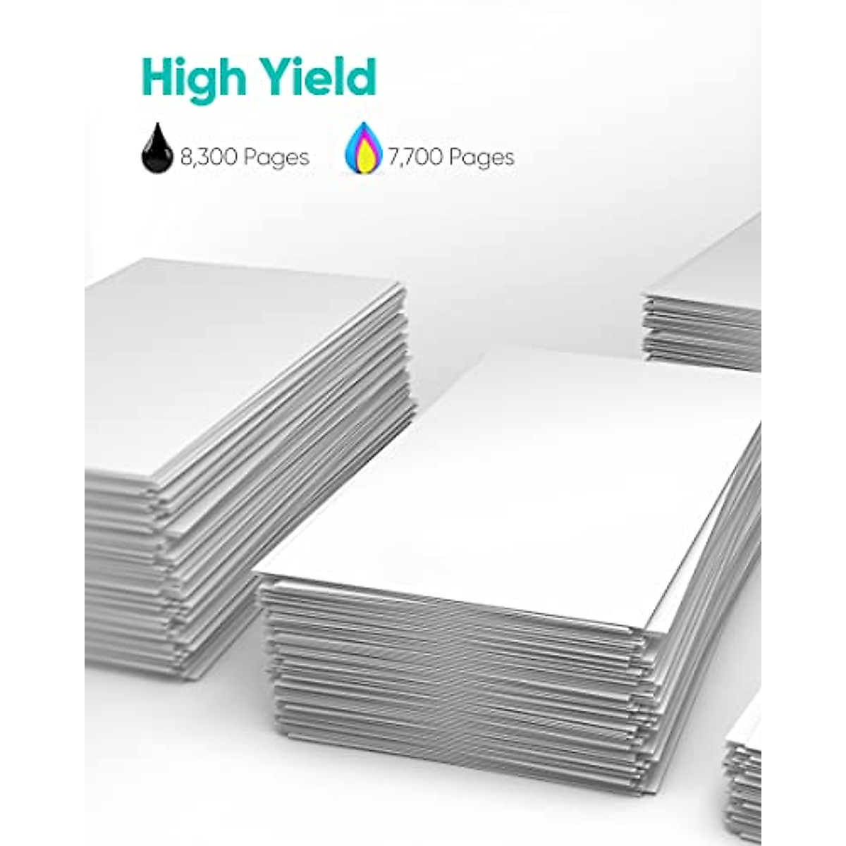 ecodot Compatible Refill Ink Bottles Replacement for Canon GI-21 GI21 GI-20 for G3260 G2260 G1220 All-in-One Wired Supertank(MegaTank) Printers (1 Black,1 Cyan,1 Magenta,1 Yellow, 4 Pack)