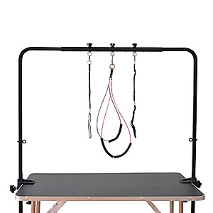 SHELANDY Overhead pet Grooming arm/Bars with Clamps Ideal for Dog Bathing & Grooming