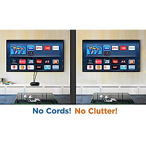 Mount-It! Cable Box Mount Behind TV | Adjustable Universal Mounting Bracket for Streaming Devices, Router, Modem, DVD | Wall and Behind TV Compatible, Steel