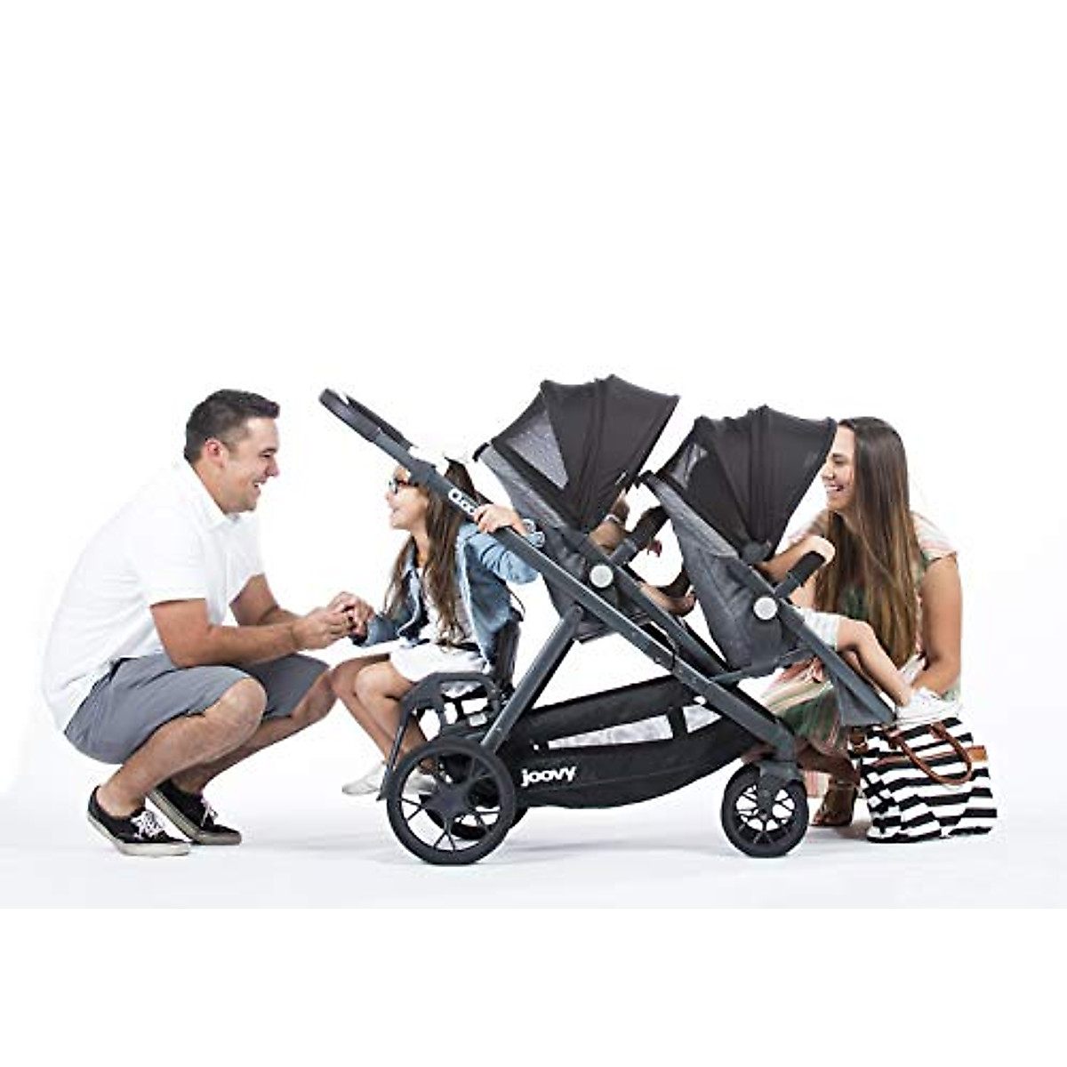 JOOVY Qool Second Seat, Black Melange