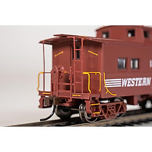Bachmann Trains Northeast Steel Caboose - Western Maryland #1863 (Speed Lettering) - HO Scale, Protypical Brown