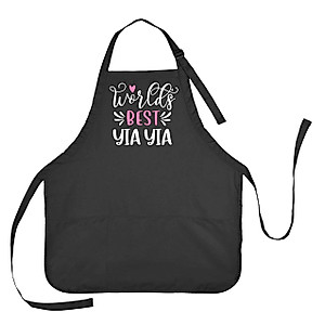World's Best Yia Yia Apron, Best Yia Yia Apron, Yia Yia Apron, Gift for Yia Yia, Present for Best Yia Yia, Mother's Day Gift for Yia Yia