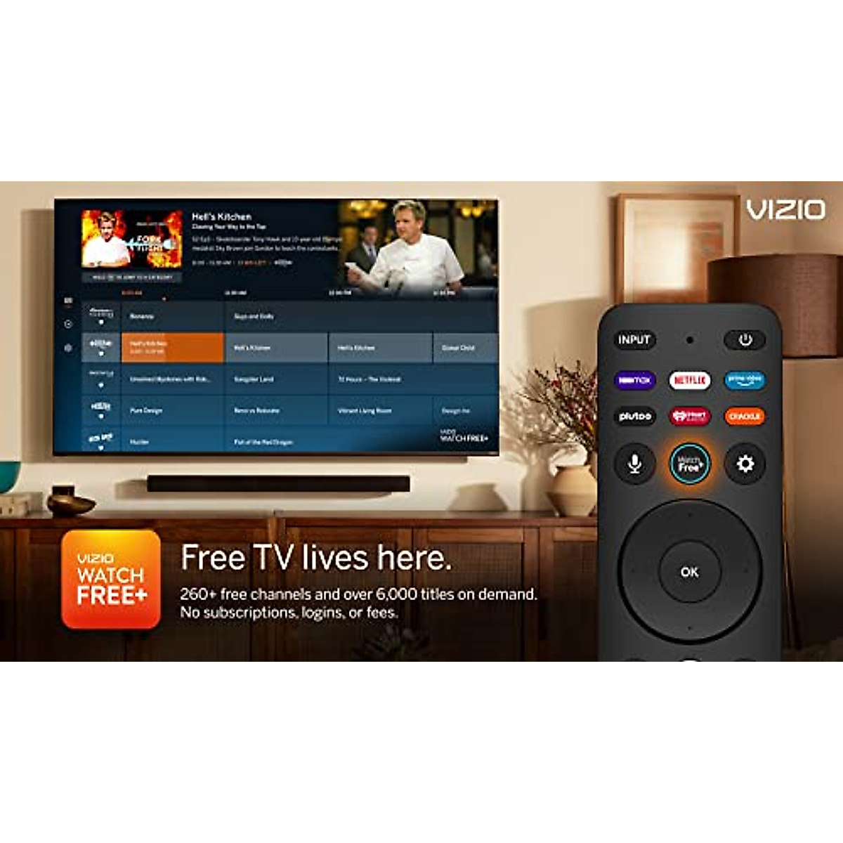 VIZIO 55-inch V-Series 4K LED HDR Smart TV w/Dolby Vision, WiFi 6E, Bluetooth Headphone Capable, Gaming Engine & Alexa Compatibility, V555M-K01, 2023 Model