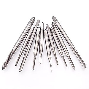 Wolfride Micro Tap Drill Bit Set Metric Thread Tap Drill Bits Set M1 M1.2 M1.4 M1.6 M1.7 M1.8 M2 M2.5 M3 M3.5 Mini Tapping Tool Tool
