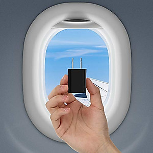 12 Pieces USB Wall Plugs USB Charger Blocks Charging Blocks for Wall Outlet 2.1a Dual Port USB Wall Plug Fast Charging for Most Smartphones and Tablets (Black)