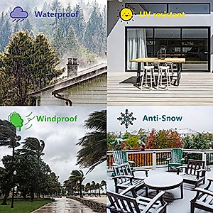 ONMIER Grill Cover, 57 Inch Oxford Fabric BBQ Cover Waterproof & Dust-Proof & Anti-UV, Gas Grill Cover for Outdoor, Garden Patio Grill Protector (145CM /57 inch)