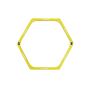 Kwik Goal Hex Rings, Yellow, Set of 6