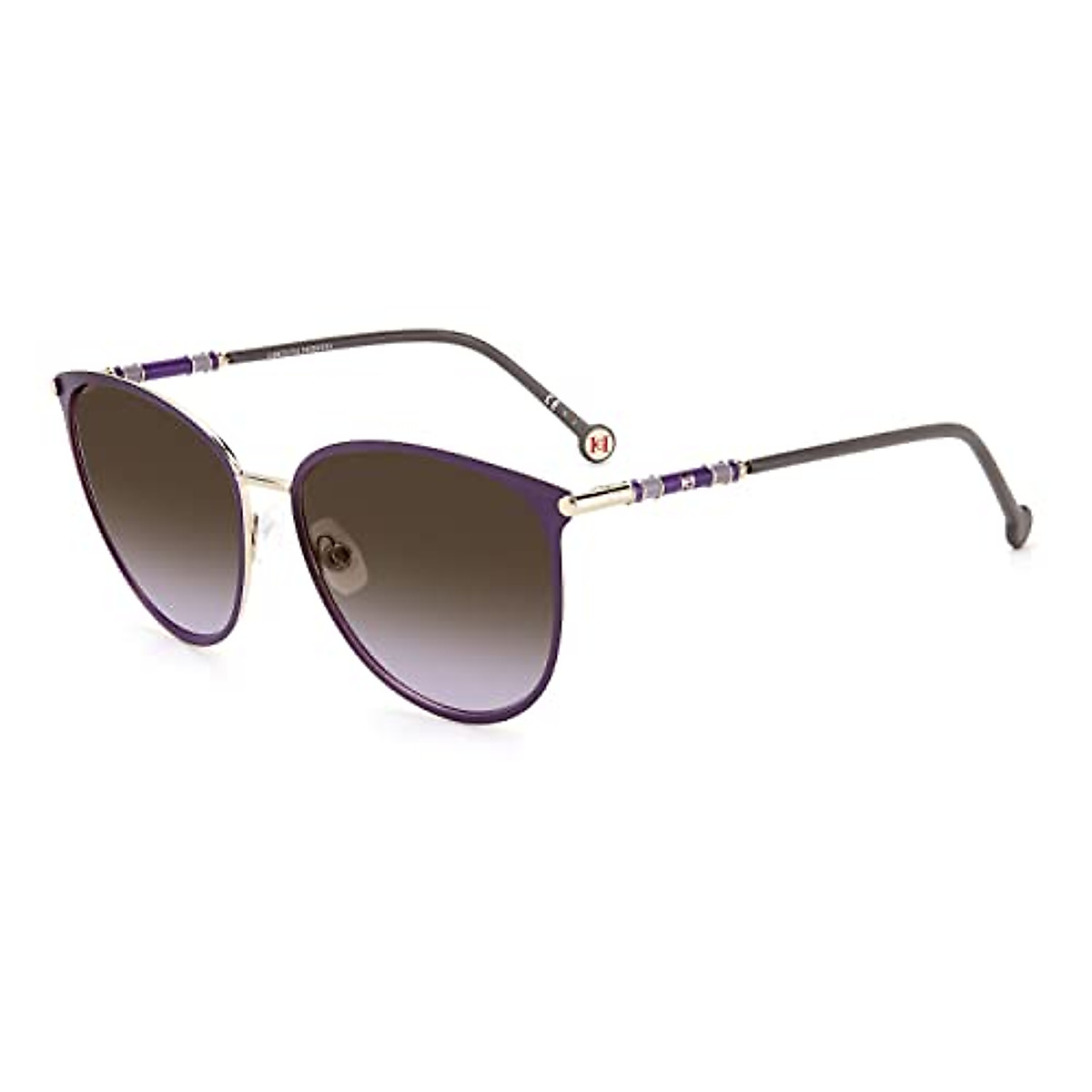 Carolina Herrera Brown SH Violet Butterfly Ladies Sunglasses CH 0029/S 0S9E QR 60