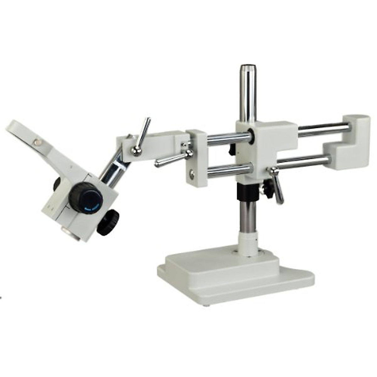OMAX Dual-bar Boom Stand with Focusing Rack 76mm for Stereo Microscopes A602