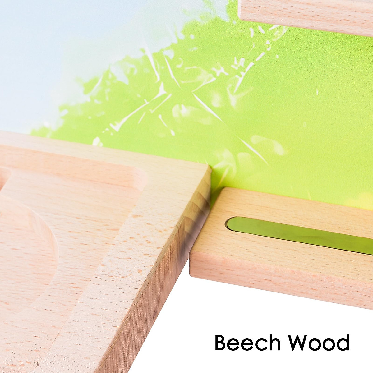 DDgro Wooden Shelf for Toniebox Audio Player Starter Set Playful Magnetic Storage Rack for Tonie Characters, Charger (Cloud Shape)