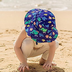 YUNYINIE 16.5" Space Astronaut School Backpack Set and Bucket Hat for Kids, Cute Lightweight Preschool Backpack for Toddlers Boys Girls