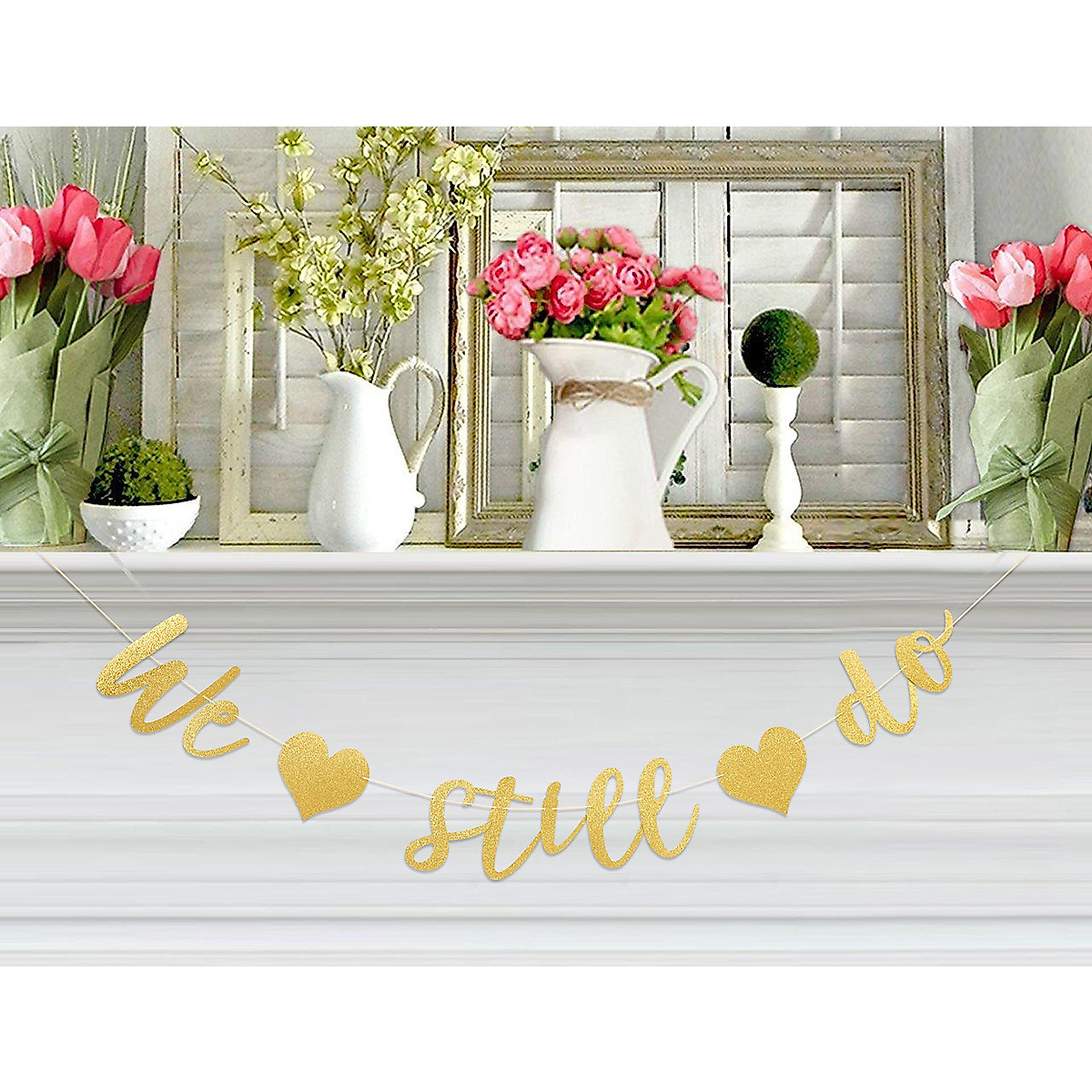 we still do banner - Bridal Shower Banner Decorations, wedding anniversary party decorations engagement banner,bride banner Party decorations