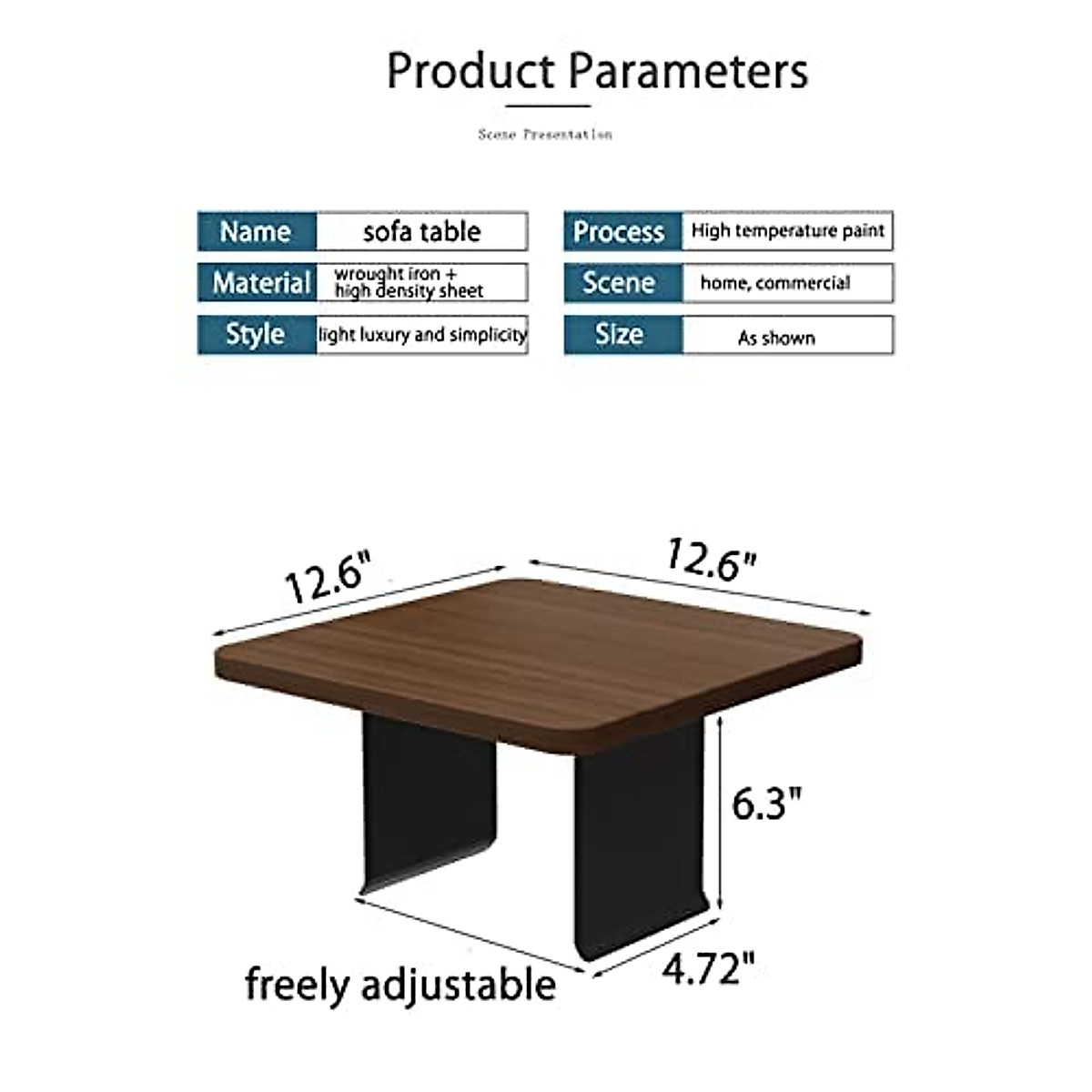Sofa Arm Clip Table Sofa Armrest Tray Arm Table Clip on Tray Sofa Table for Wide Couches