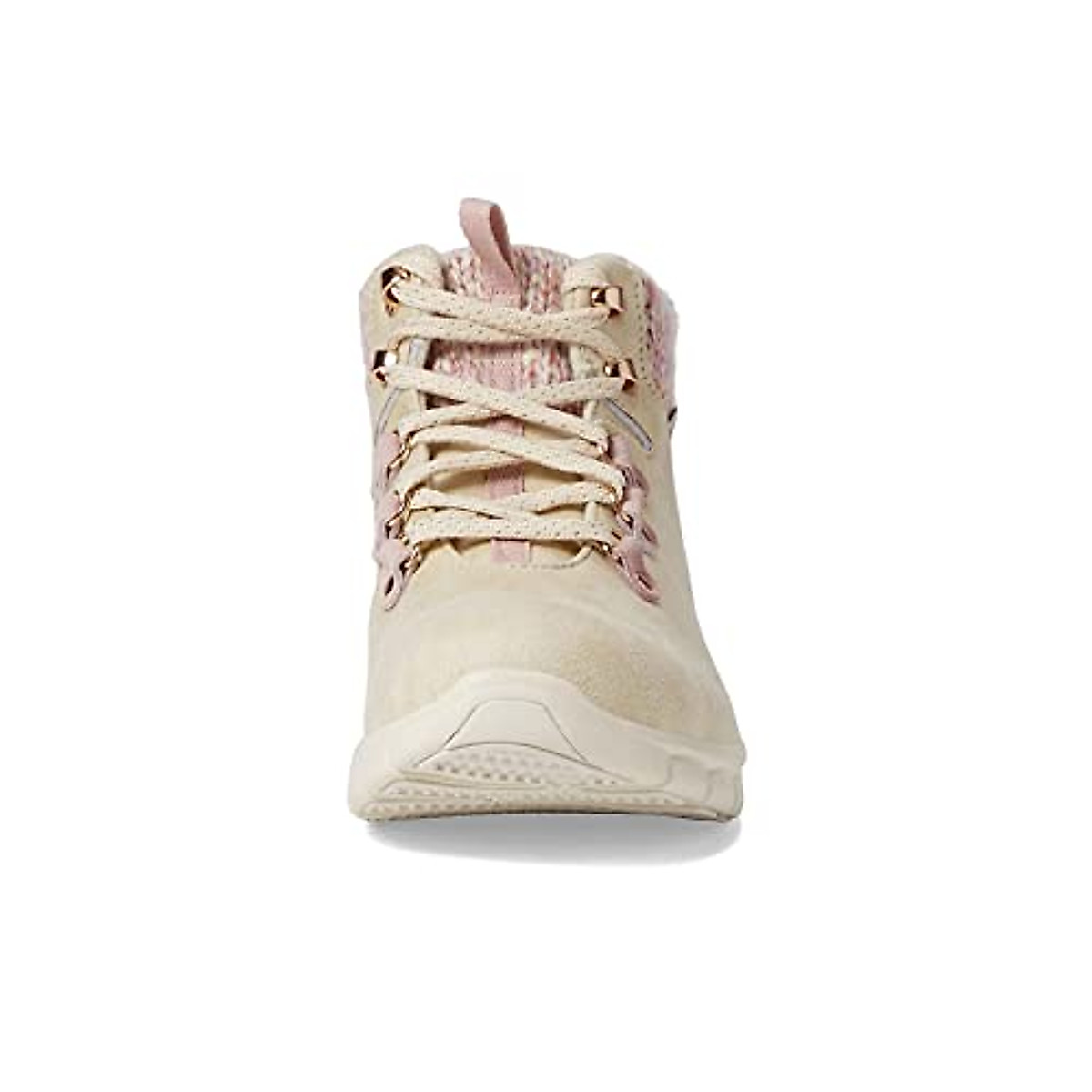 Skechers Women's Synergy-Pretty Hiker Fashion Boot, Natural/Pink, 11