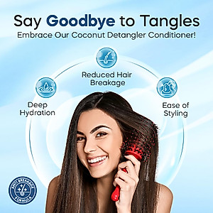 Dominican Magic Detangler Coconut Infused Conditioner 3628ml/1Gallan… (1 Gallon)