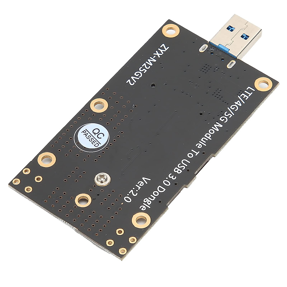 M.2 NGFF to USB 3.0 Adapter Card, 3042/3052 NGFF (M.2) to USB 3.0 A Adapter with Nano SIM Card Slot for 3G/4G/5G Module