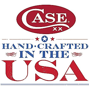 Case XX WR Pocket Knife Smooth Natural Bone Mini Copperlock W/Cross Shield Item #22594 - (61749L SS) - Length Closed: 3 5/8 Inches