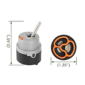 RP50587 Cartridge Valve Replacement for Delta Faucet Single Handle Kitchen and Lavatory Shower Faucets 36mm with Allen Wrench