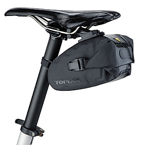 Topeak Wedge Dr Bag with Fixer (Black, 9.1x4.3x5.1-Inch, Large)