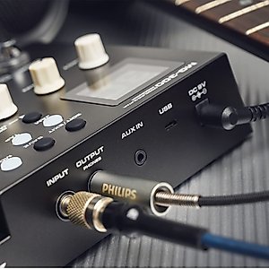 NUX MG-300 Multi Effects Pedal TSAC-HD Pre-Effects,Amp Modeling algorithm,CORE-IMAGE Post-Effects,IR,56 drum beats,60 seconds Phrase Loop