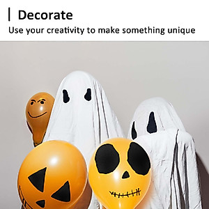 Caydo 14PCS Black Self Adhesive Felt Sheets, Sticky Back Felt Fabric for House Adorning, Costumes, Jewelry Box Drawer Liner and Halloween Art and Craft Making(A4 Size)