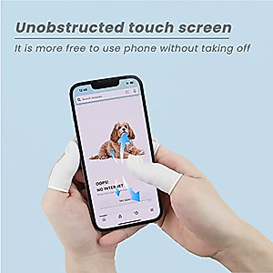 Finger Cots, Inartato Latex Finger Protectors Rubber Finger Tips Sleeves Toes Gloves Multi-Used for Handmade, Beauty Nail, Tattoo Electronic Repair Apply (Medium Size 300 Pcs Per Case)