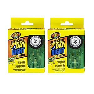 Zoo Med 2 Pack of ReptiCare Day and Night Timers for Terrarium Lights