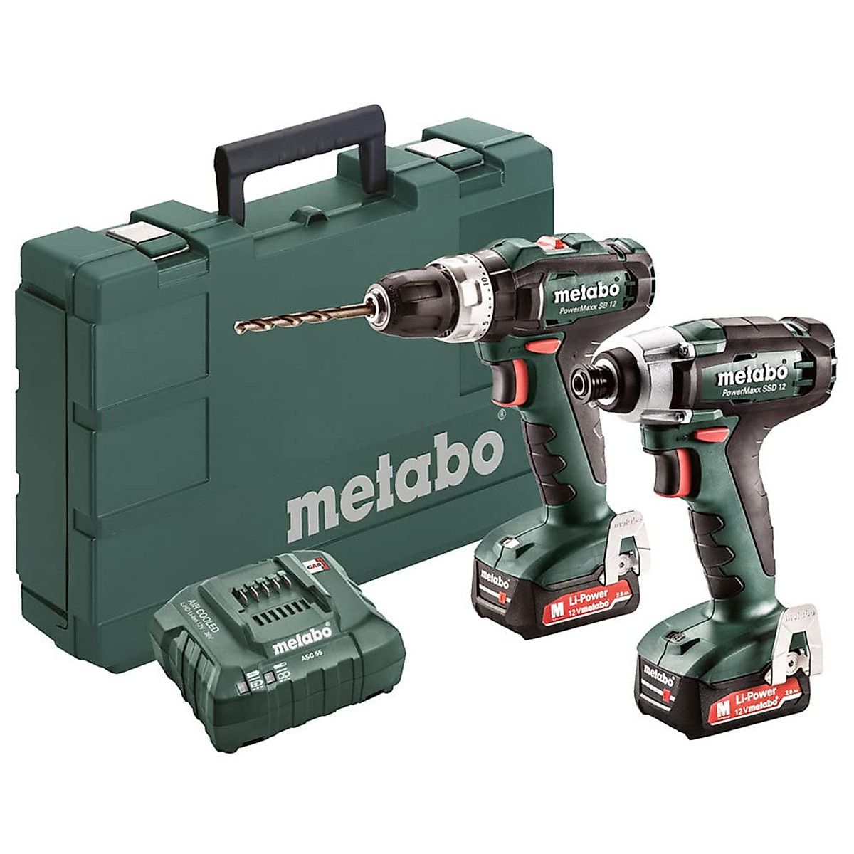 Metabo - SSD 12 + SB 12 2X 2.0Ah Combo Kit (685167520 SSD 12 + SB 12 2.0), 12V Line