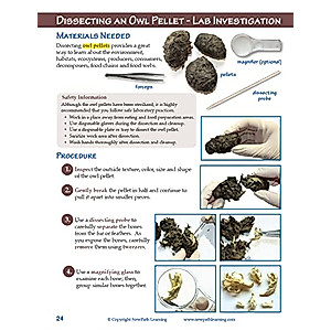 NewPath Learning-14-6715 Owls and Owl Pellet Dissection Resource Guide - Self-Directed Readings, Illustrated Explanations