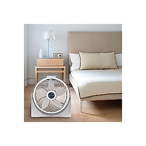 Lasko 3520 Cyclone 20-Inch Pivoting Floor Fan, 1-Pack, Gray