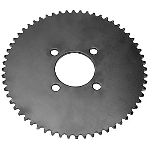 YOXUFA 60 Tooth Sprocket 35 Chain 51mm Bore Replacement for Go Cart Kart Predator 79cc 212cc 420cc 6.5hp 13hp Engine Go Cart Kart Drift Trike ATV Heavy Duty Steel Powersports Accessoried Parts