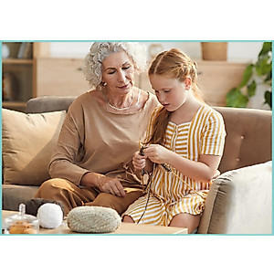 LIHAO 36 PCS Bamboo Knitting Needles Set (18 Sizes From 2.0mm to 10.0mm)