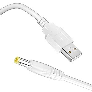 RGEEK PSP Charger Cable, Playstation Portable Charger Cord Charger PSP Compatible with Sony PSP1000 2000 3000 Series, White (4FT)