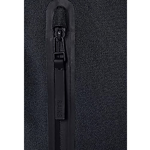 RAINS Backpack for Women and Men - Fits 15" Laptop - Water Resistant Rucksack - (Black, One Size)