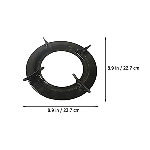 SOLUSTRE 1PC gas stove bracket Wok Support gas stove rack gas trivet wok burner Cooktop Range Pan fry pan replacement stove grates gas cooker rack gas range rack iron milk pot gas