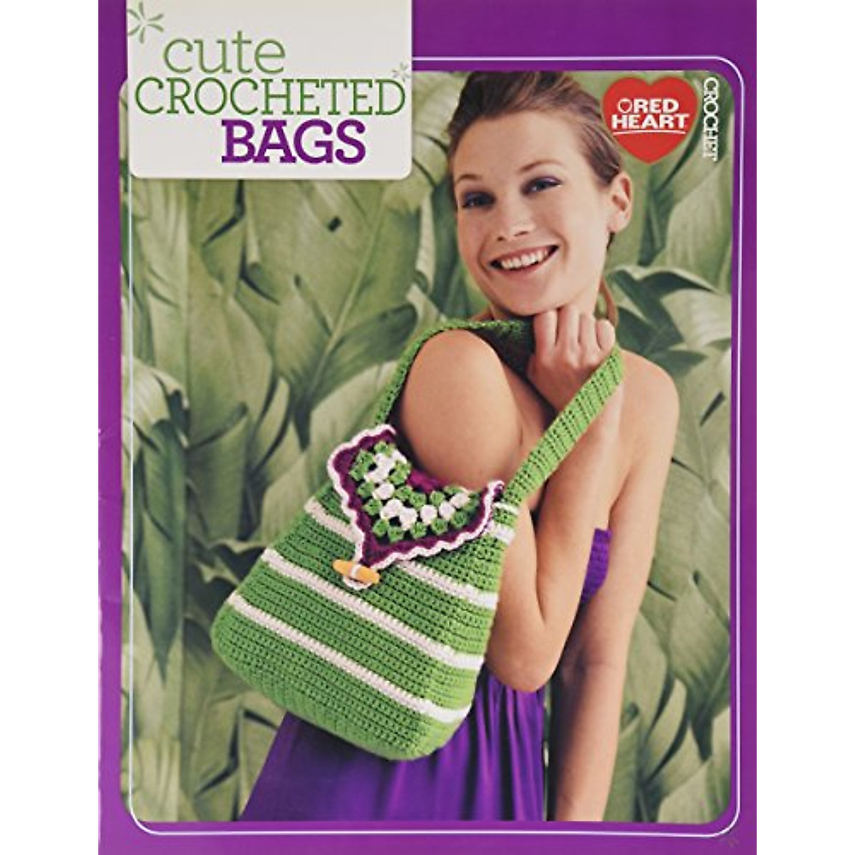 Cute Crocheted Bags-Whether you Need a New Tote, Market or Beach Bag, this Booklet has some Great Ideas that are Fast and Easy to Make