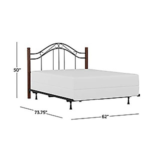 Hillsdale Furniture Hillsdale Matson Frame Full/Queen Headboard, Cherry/Black